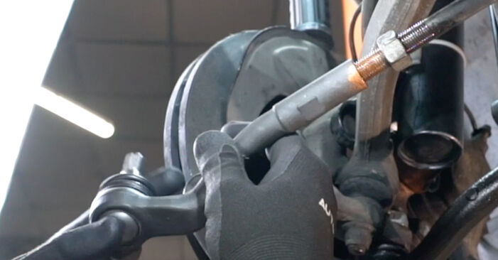 How to change track rod end on MERCEDES-BENZ CLK Convertible (A209 ...