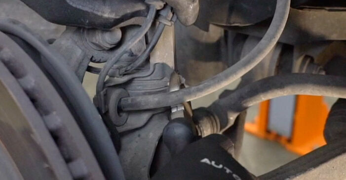 How to change front suspension strut on MERCEDES-BENZ CLK Convertible ...