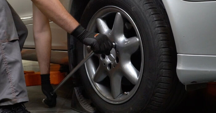 How to change front wheel bearing on MERCEDES-BENZ CLK (C208 ...