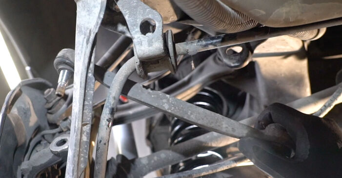 How to change rear suspension lower control arm on MERCEDES-BENZ CLK ...