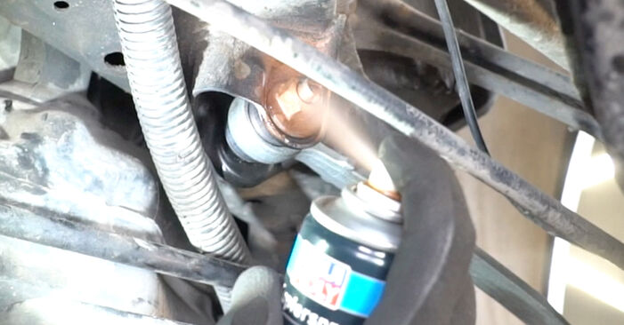 How to change rear suspension lower control arm on MERCEDES-BENZ SLK ...