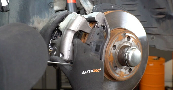 How to change front brake pads on MERCEDES-BENZ E-Class T-modell (S211 ...