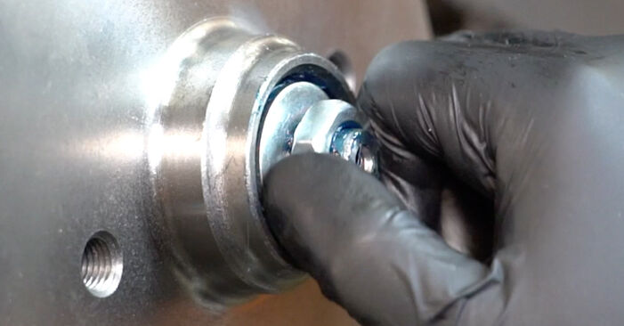 How to change rear brake shoes on VW GOLF I Cabriolet (155 ...