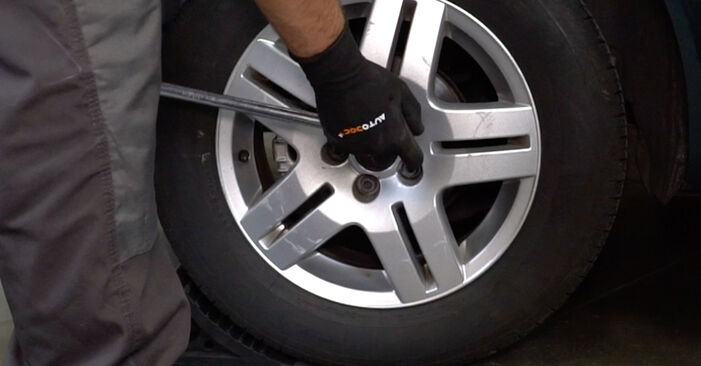 How to change rear ABS sensor on VW Caddy II Pickup (9U7) – replacement ...