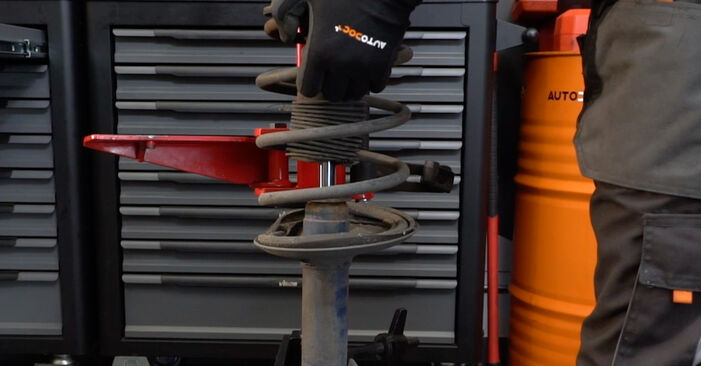 How to change front strut mount on BMW 3 Convertible (E36 ...