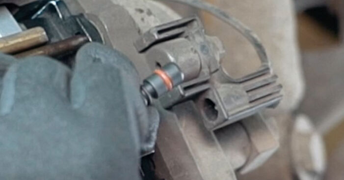 How to change front brake pads on MERCEDES-BENZ S-Class Coupe (C215 ...