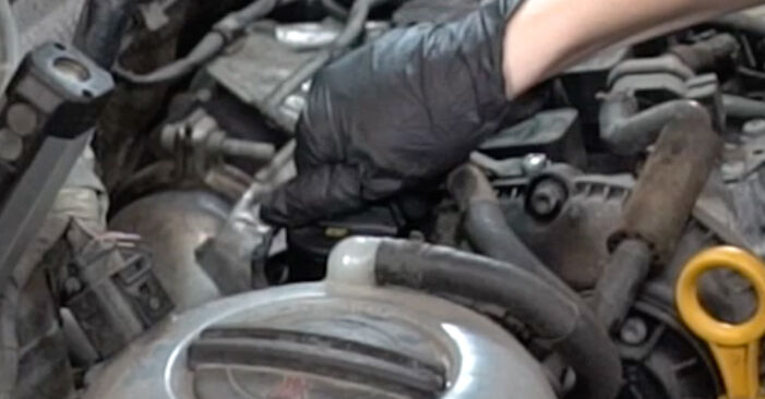 How to change engine oil and filter on VW Atlas (CA1) – replacement ...