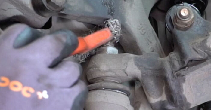 How to change front ball joint on MERCEDES-BENZ CLK Convertible (A208 ...