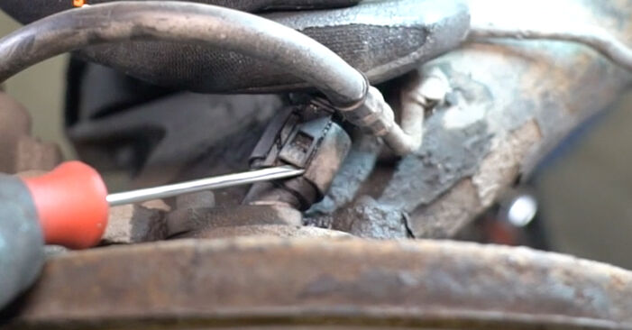 How to change rear ABS sensor on SKODA Felicia I Pickup (6UF, 6U7 ...