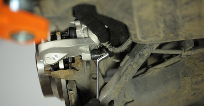 How to change rear brake caliper on MERCEDES-BENZ E-Class Platform ...