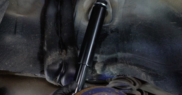 How to change rear shock absorbers on VAUXHALL Corsa Mk I (B) Hatchback ...