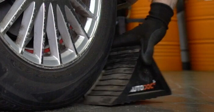 How to change front lower arm on NISSAN Note (E11, NE11) – replacement ...