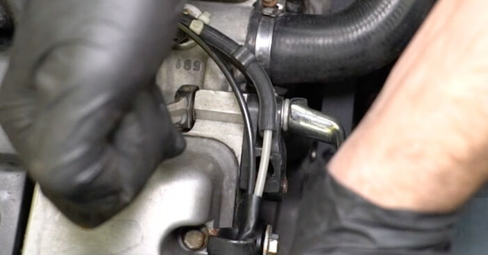 How to change serpentine belt on MERCEDES-BENZ T1 Box (602 ...