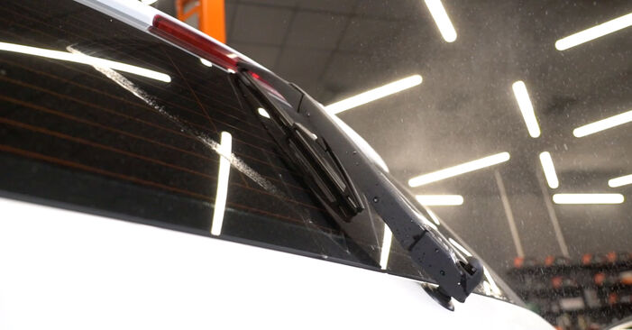 How to change rear windshield wipers on MERCEDES-BENZ A-Class (W169 ...