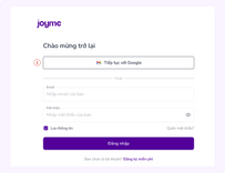 Cách đăng nhập tài khoản | Joyme