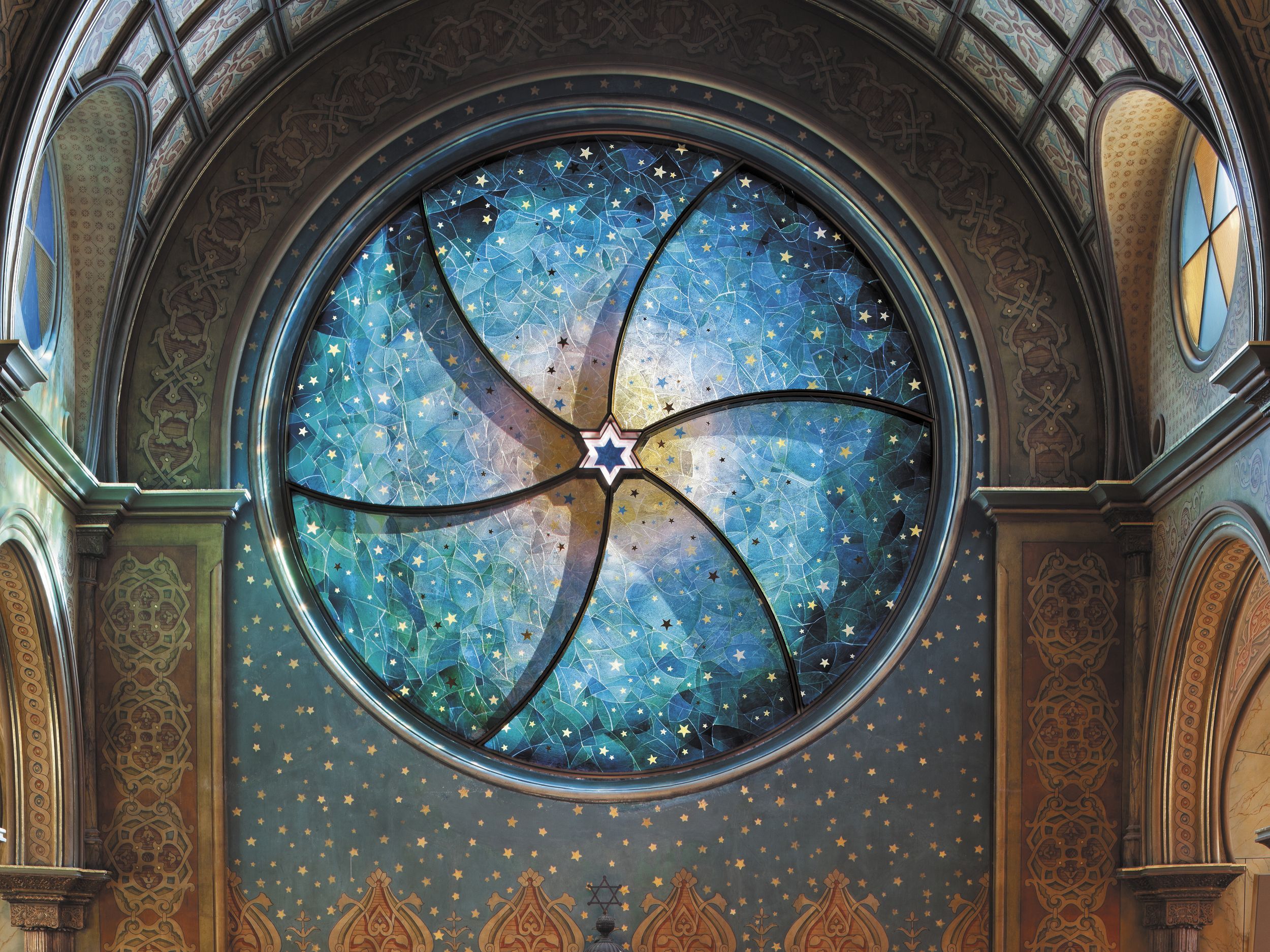 Star of David at the Eldridge Street Synagogue - CultureNow - Museum ...