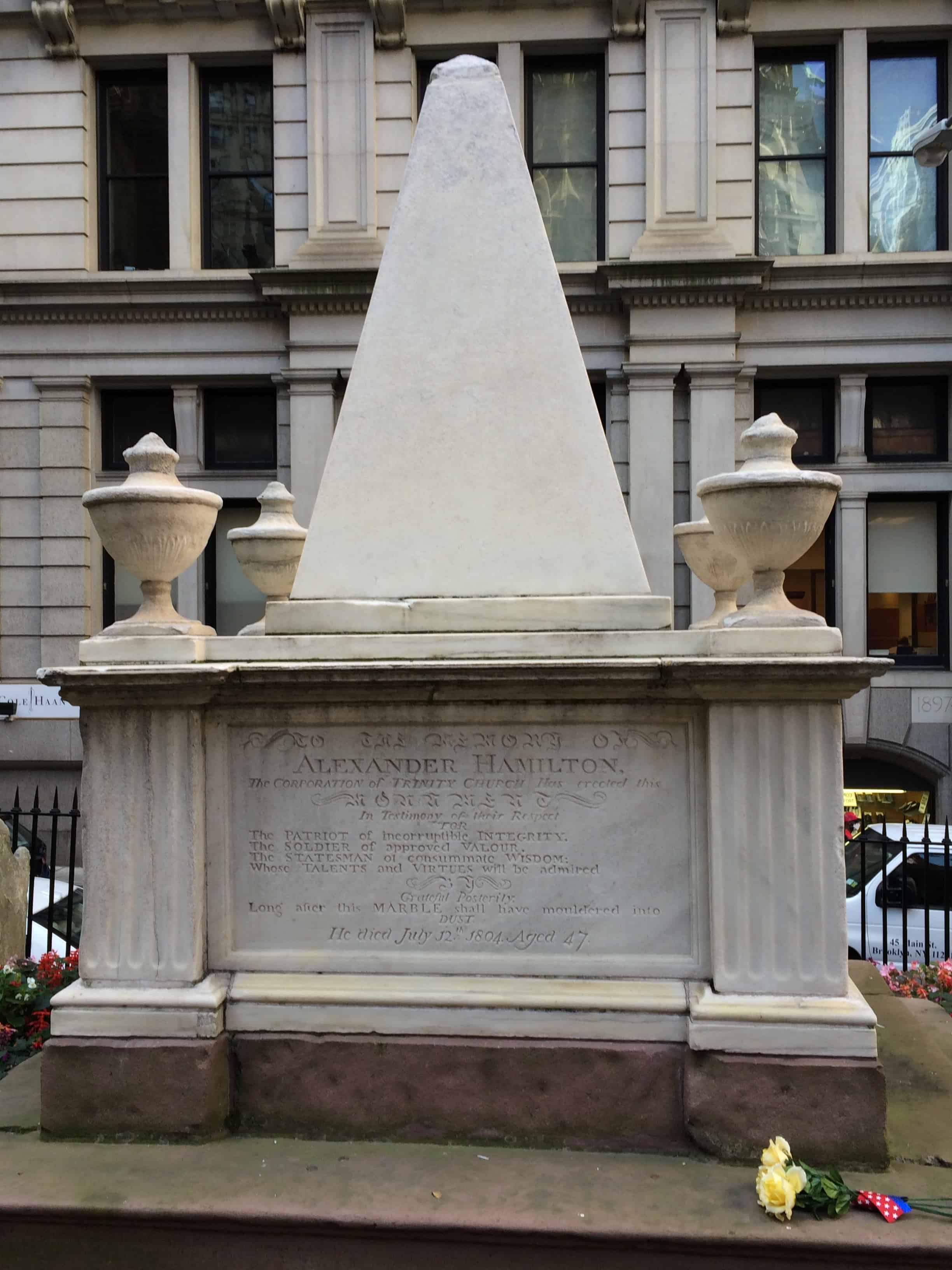 Alexander Hamilton Grave - CultureNow - Museum Without Walls