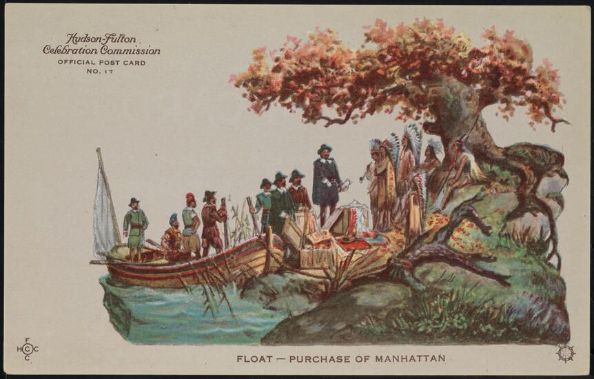 Peter Minuit purchases Manhattan Island - CultureNow - Museum Without Walls