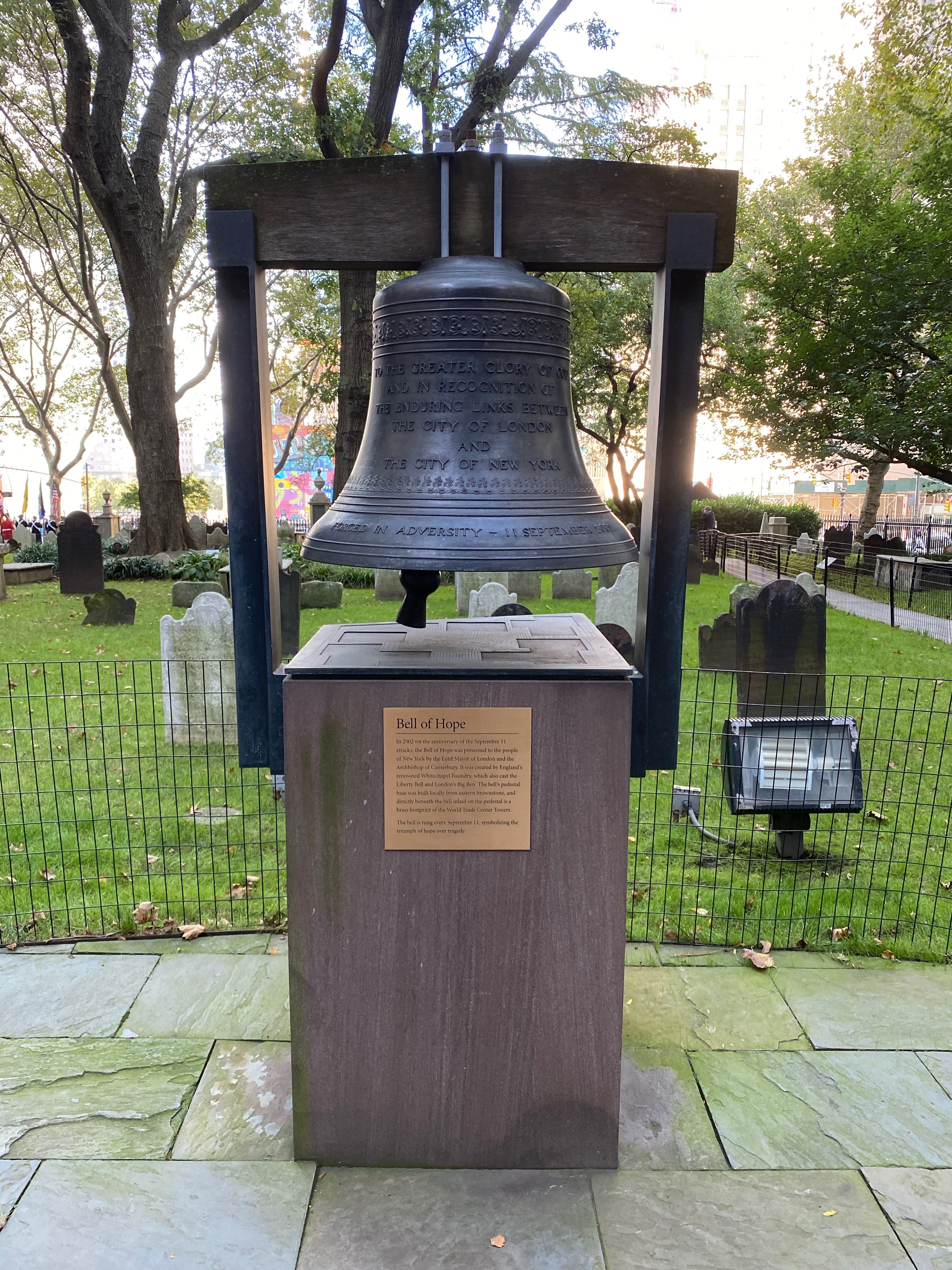 Bell of Hope - CultureNow - Museum Without Walls