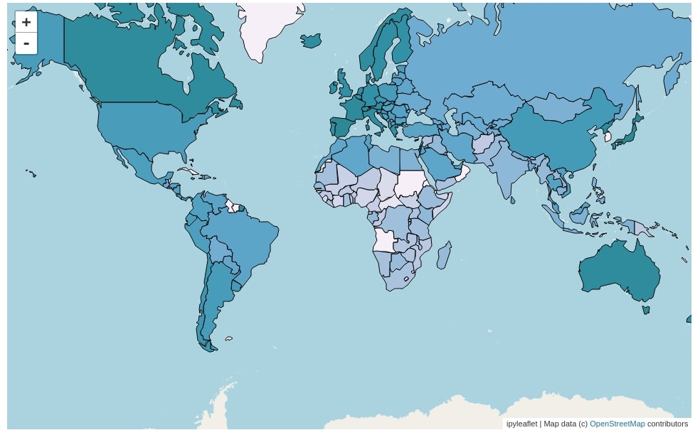Choropleth Maps Using Ipyleaflet Python 3311