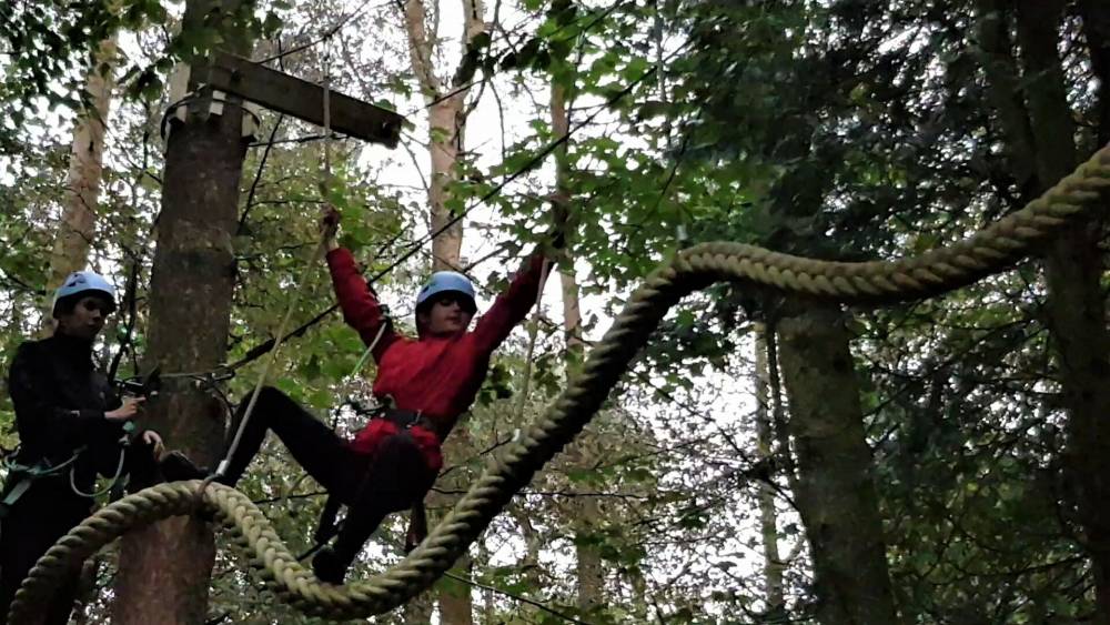 Tree Top Trials at Craufurdland Country Estate - Ayrshire and Arran
