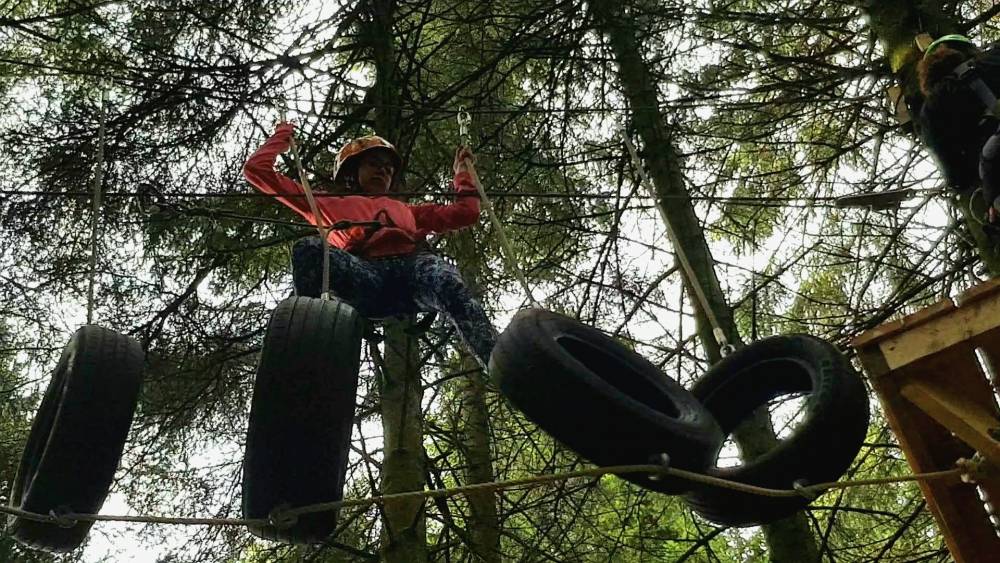 Tree Top Trials at Craufurdland Country Estate - Ayrshire and Arran