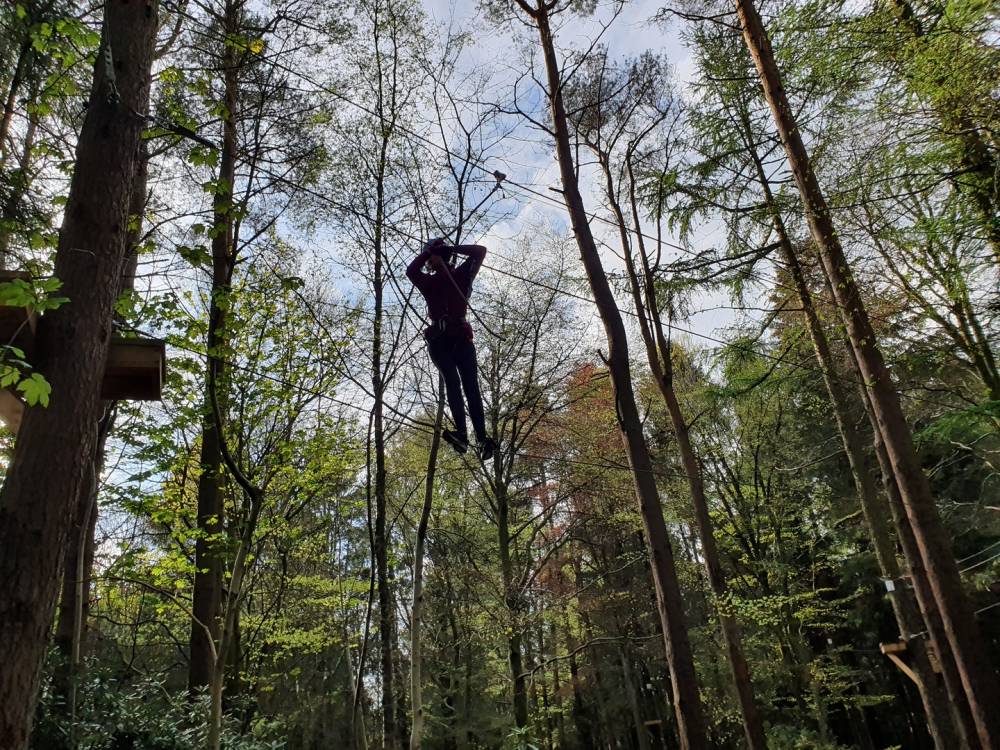 Tree Top Trials at Craufurdland Country Estate - Ayrshire and Arran