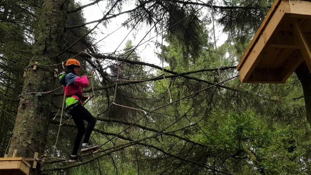 Tree Top Trials at Craufurdland Country Estate - Ayrshire and Arran