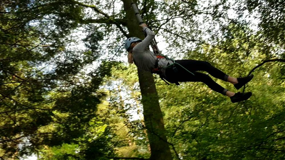 Tree Top Trials at Craufurdland Country Estate - Ayrshire and Arran