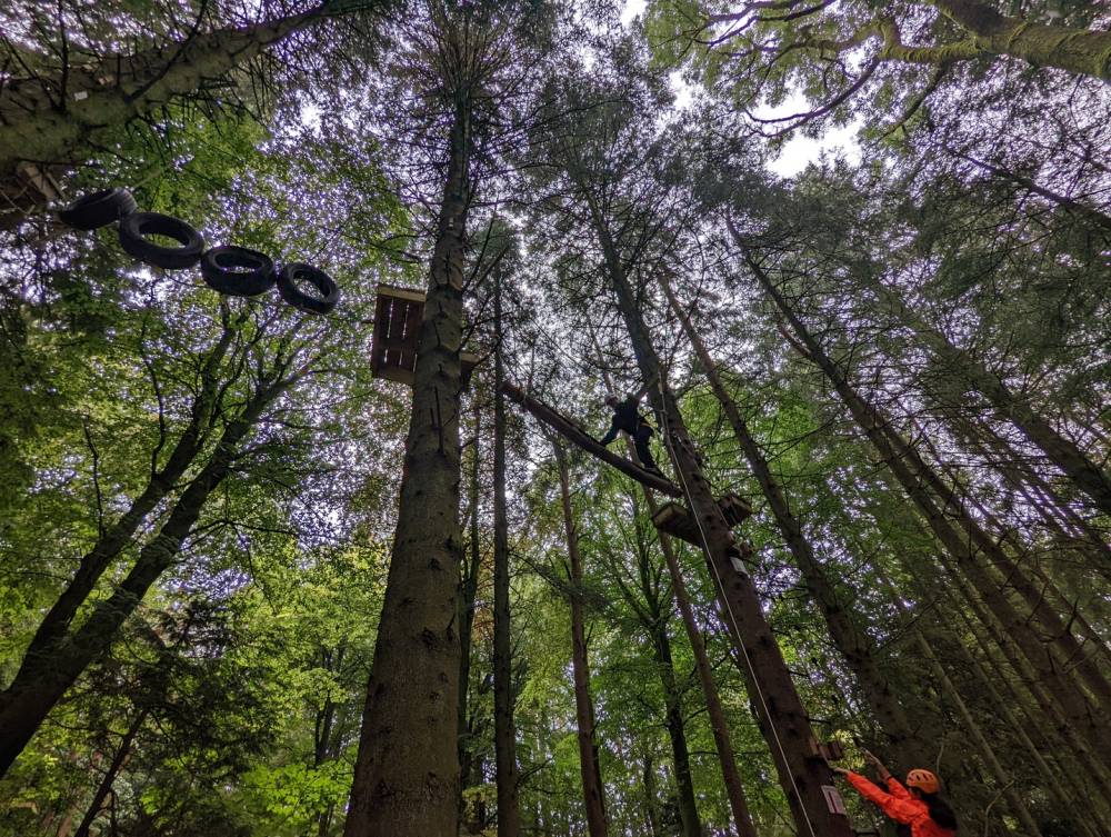 Tree Top Trials at Craufurdland Country Estate - Ayrshire and Arran