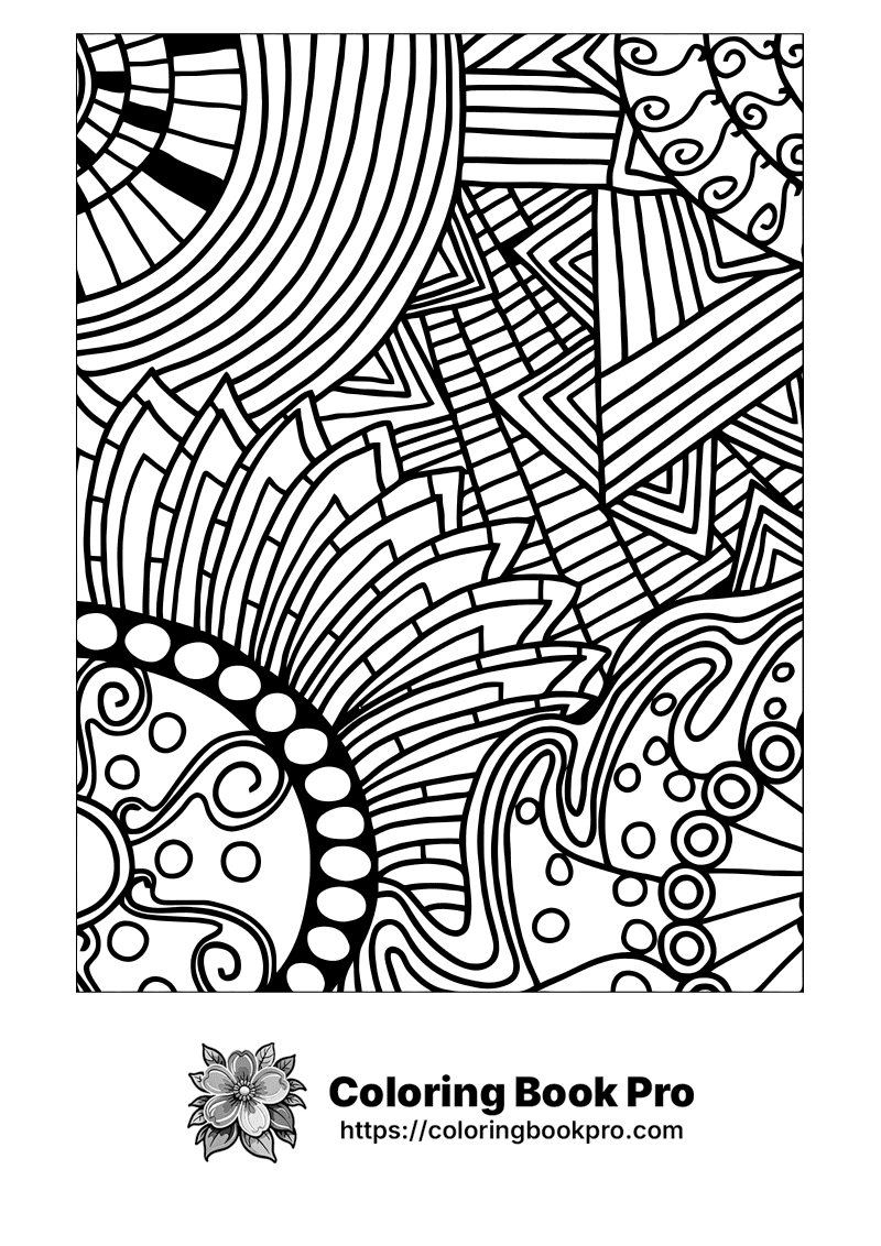 A black and white coloring page for adults | patterns_20 | Patterns ...