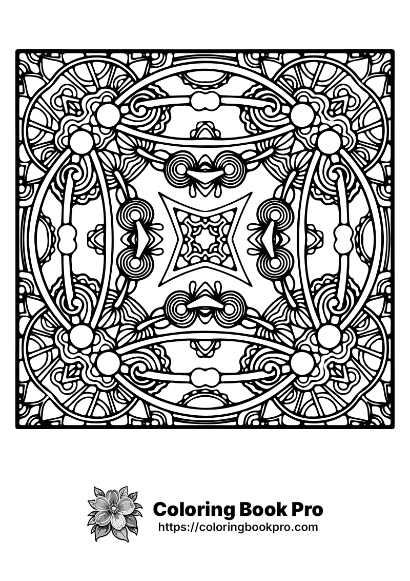 A black and white coloring page for adults | patterns_402 | Patterns ...