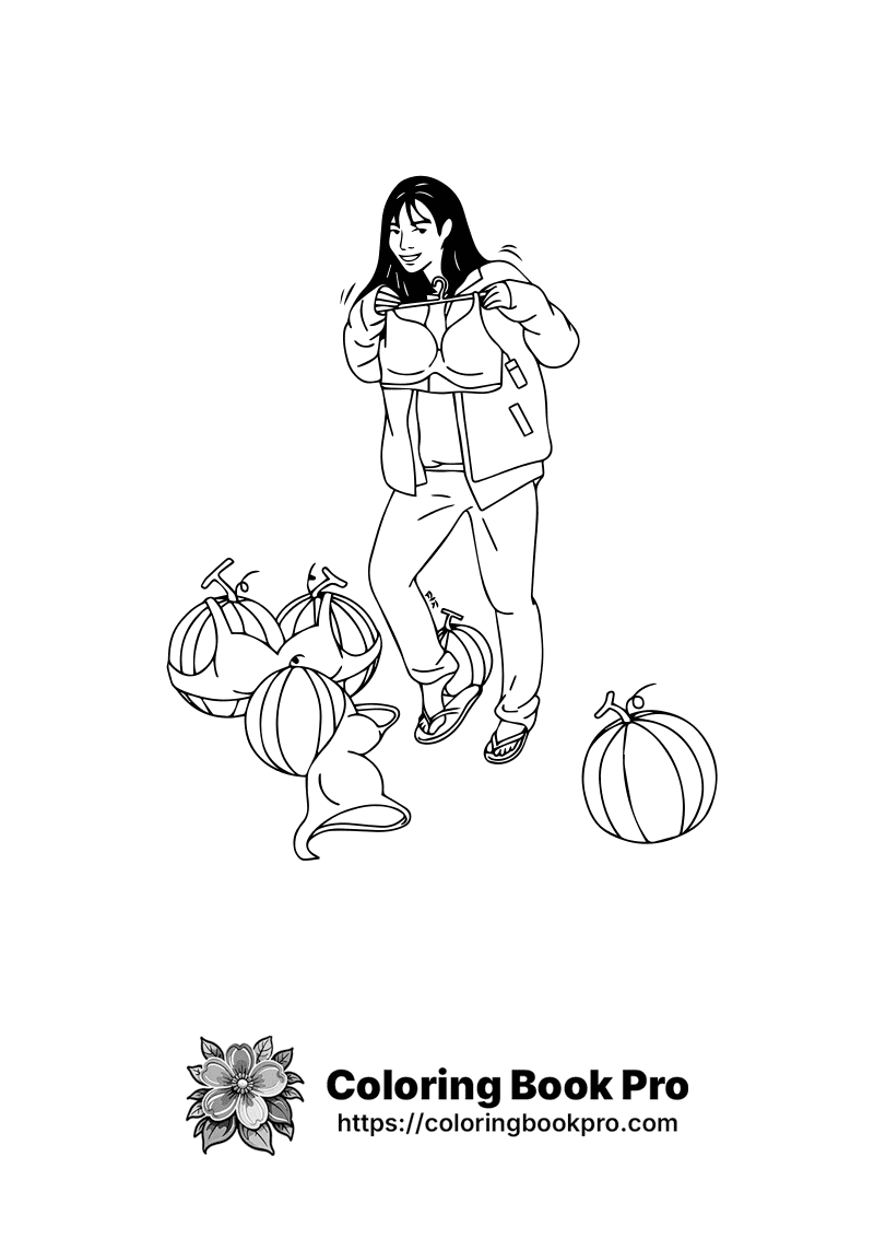 A black and white drawing of a woman in a bra | people_612 | People ...