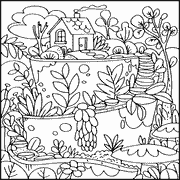 Landscapes Coloring Pages | Coloring Book Pro Collection