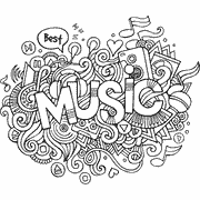 Music Coloring Pages | Coloring Book Pro Collection