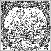 Places Coloring Pages | Coloring Book Pro Collection