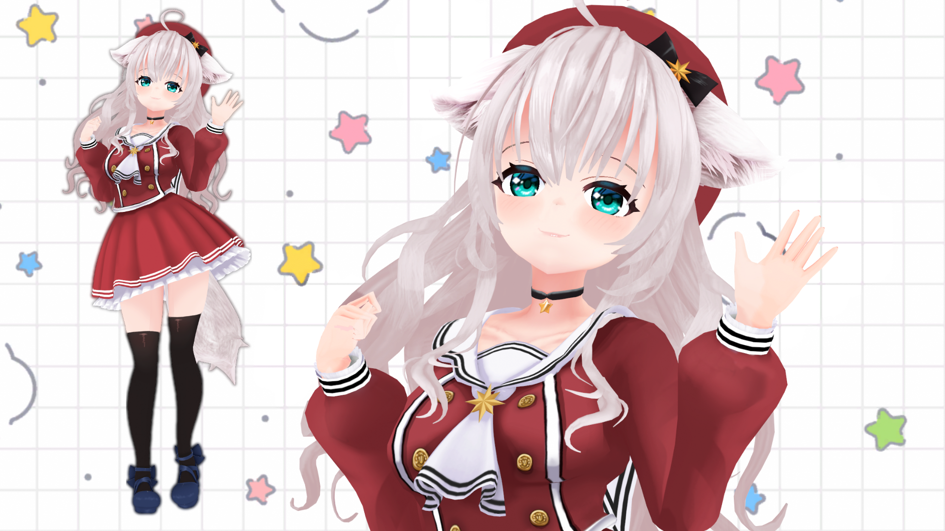 Vtuber「本原もか」さんの3Dモデル制作を担当しました🔥 | ゲームクリエイターズCAMP