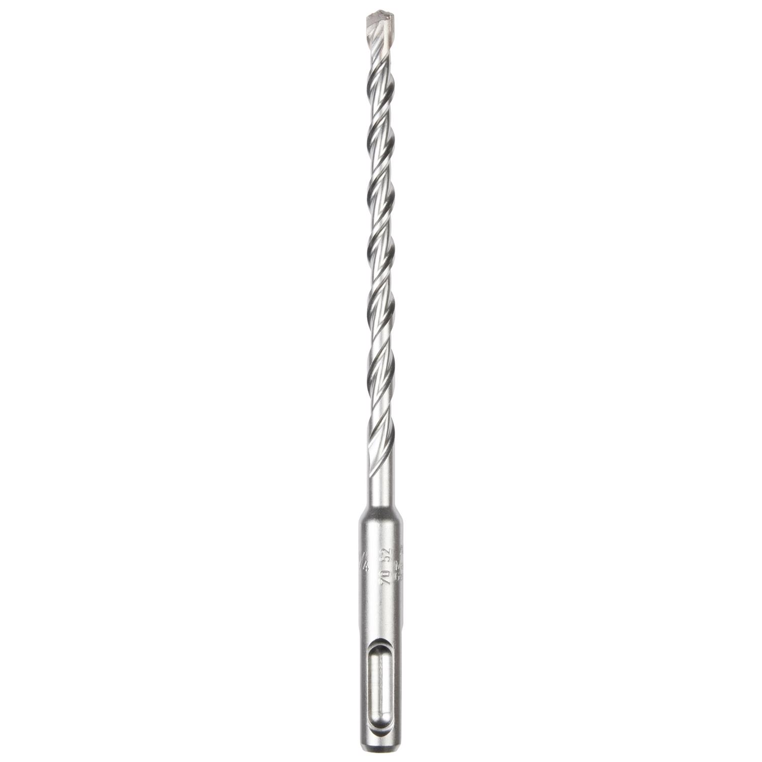 2-Cutter SDS Plus Rotary Hammer Drill Bit, 0.25 Inch by 4 Inch by 6 ...