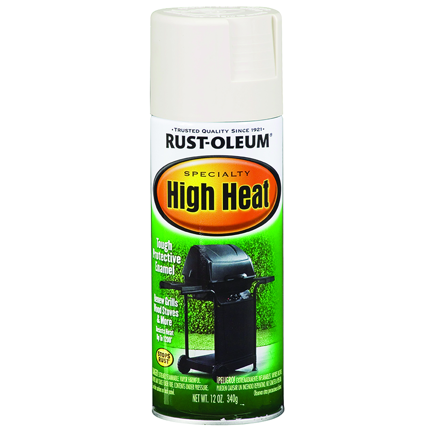 High Heat Resistant Spray Paint, Flat White Finish, 12 Ounce Can | Do ...
