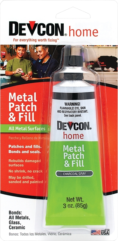 Metal Patch and Fill Compound, 3 Ounce Container for Metal Repairs | Do ...