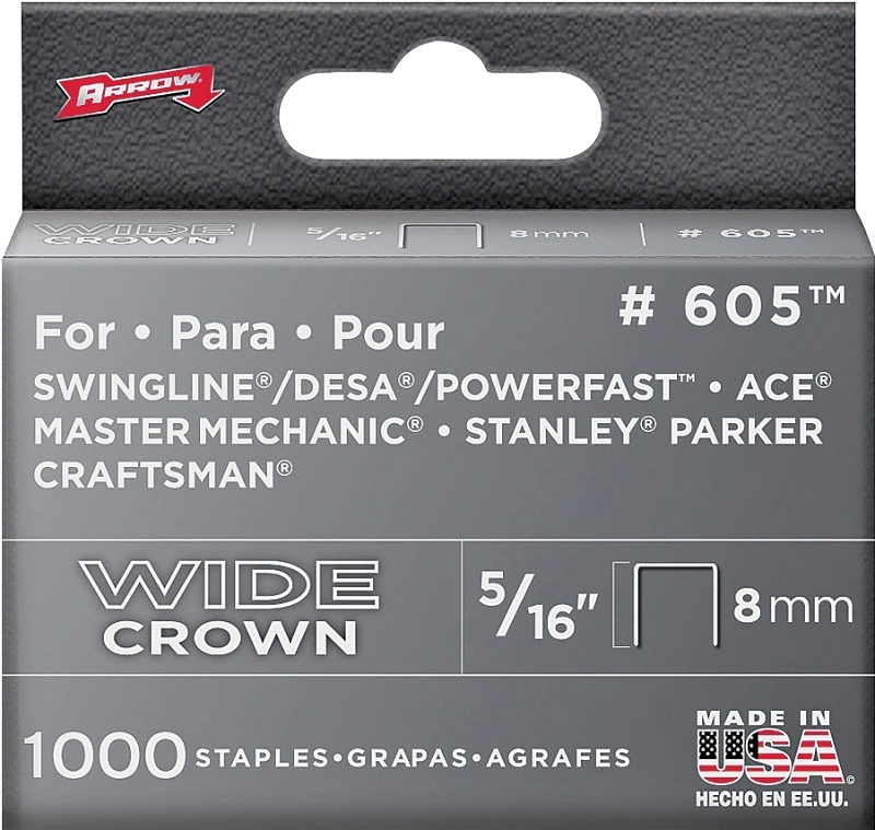 Arrow Heavy-Duty Wide Crown Staple, 5/16 In. (1000-Pack) | Do it Best ...