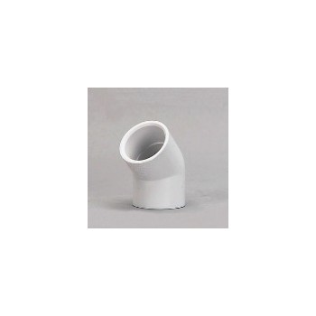 Charlotte Pipe 1 In. Slip x Slip Schedule 40 45 Deg. PVC Elbow (1/8 ...