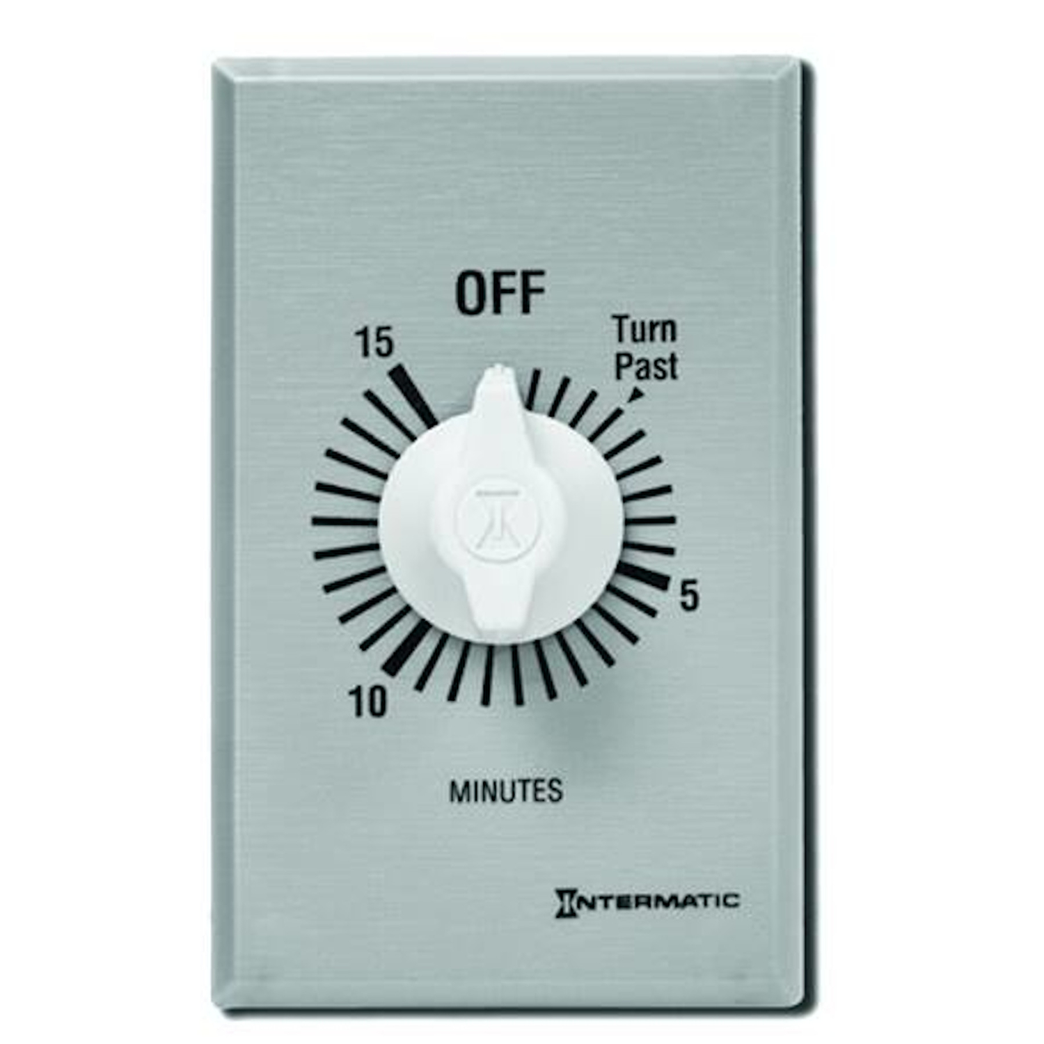 Ff15mc 10 Amp 15-minute Spring Wound Timer, Gray And Brushed Metal ...