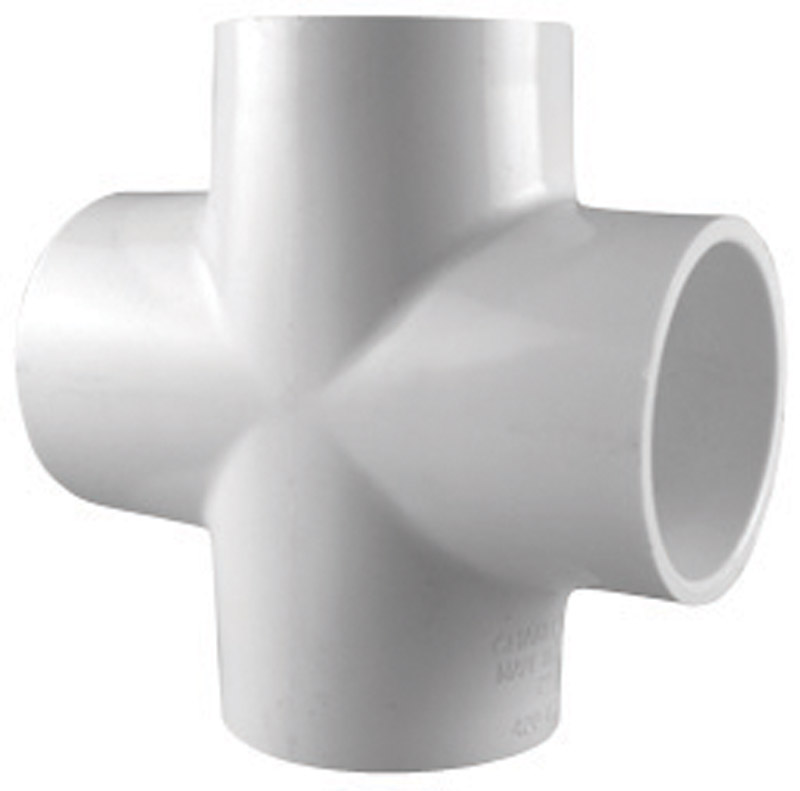 Charlotte Pipe Schedule 40 2 in. PVC Pipe Cross | Do it Best Barbados