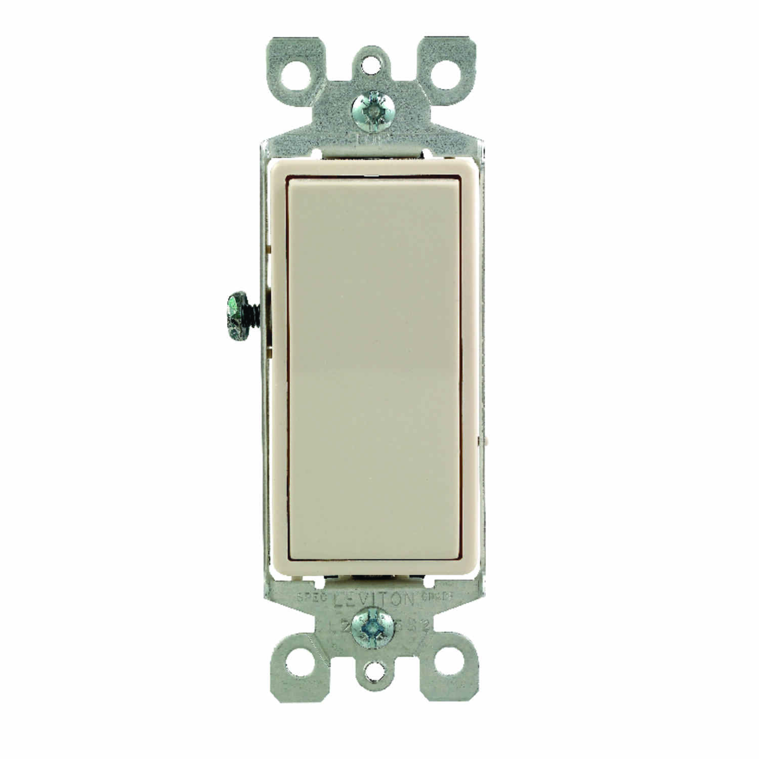 Leviton Decora Residential Grade 15 Amp Rocker Single Pole Switch ...