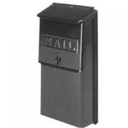 15w Vertical City Mailbox With Latch, Black Gloss Finish | Do it Best ...