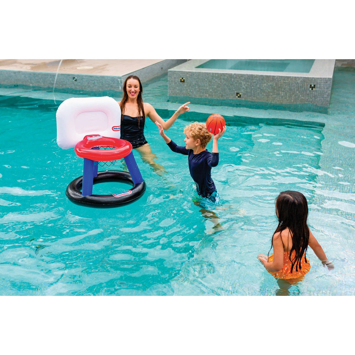 Giant Splash N Fun Inflatable Basketball Game For 2 Or More Players ...