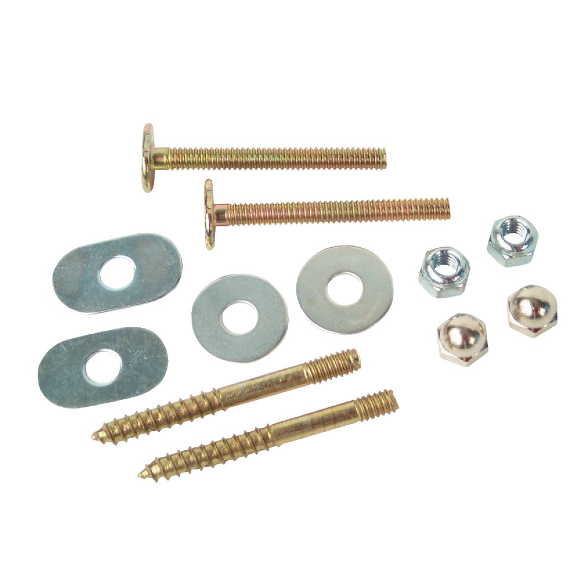 1/4 In. X 2-1/4 In. Brass-plated Steel Toilet Screws Set | Do it Best ...