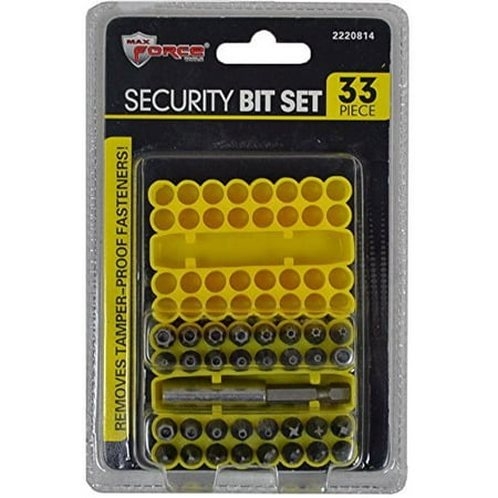 33-piece Security Bit Set Model 22-2220814 For Versatile Applications ...