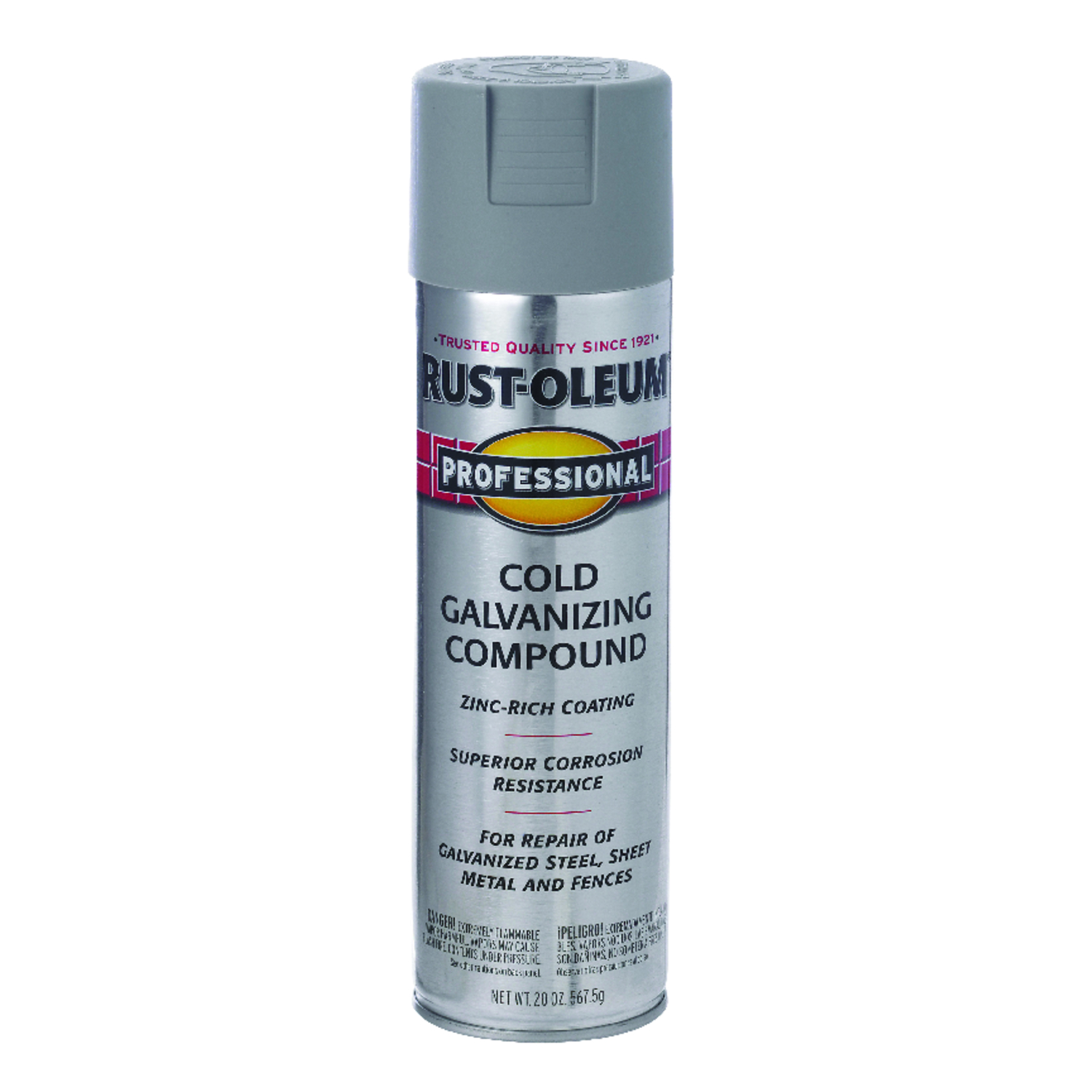 Fast Dry Professional Cold Galvanizing Compound Spray Enamel, 20 Ounce ...